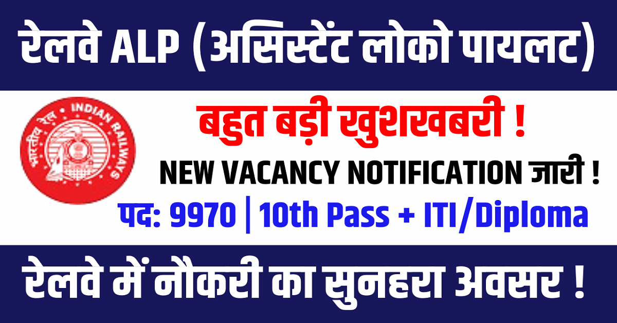 RRB ALP Recruitment 2025: Notification Released for 9970 Vacancies - S ...