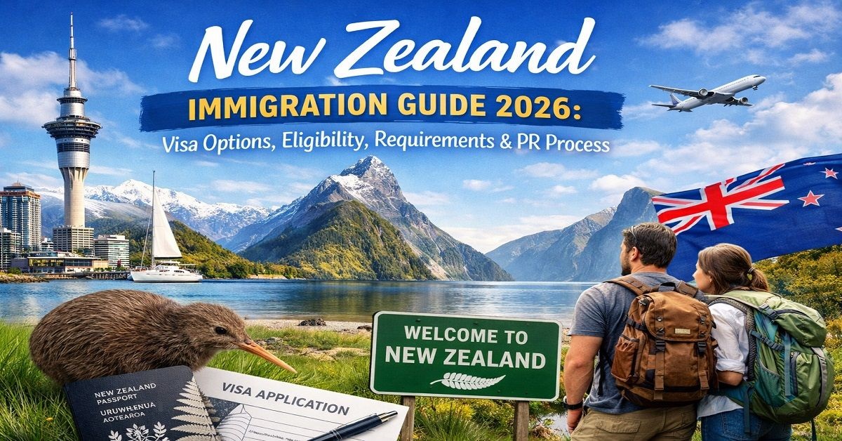 New Zealand Immigration Guide 2026 | Visa Options, Eligibility & PR Process